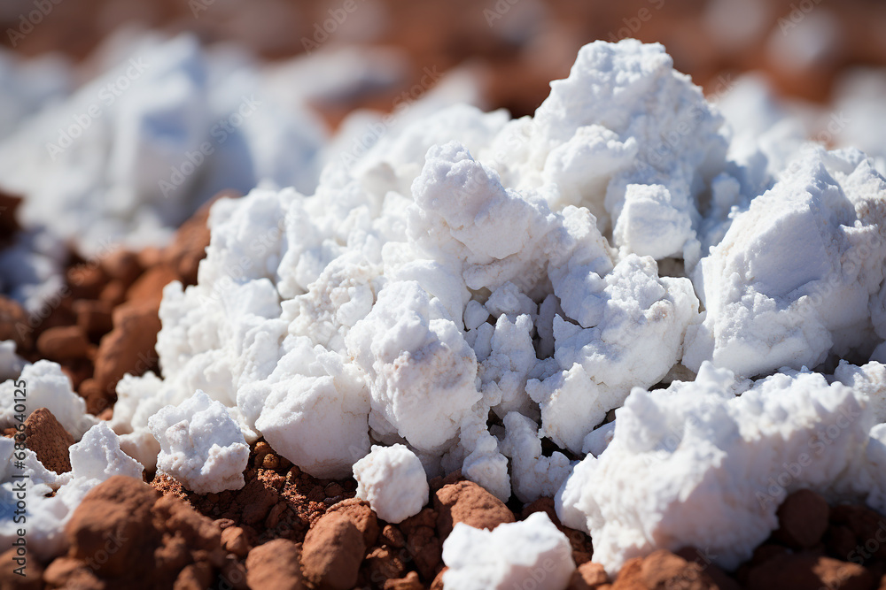 Foto de vibrant purity and simplicity of isolated white soil ...