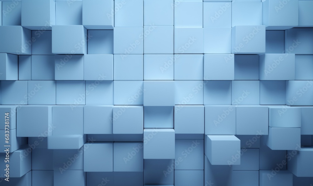 Futuristic, High Tech, light background, with an offset square block ...