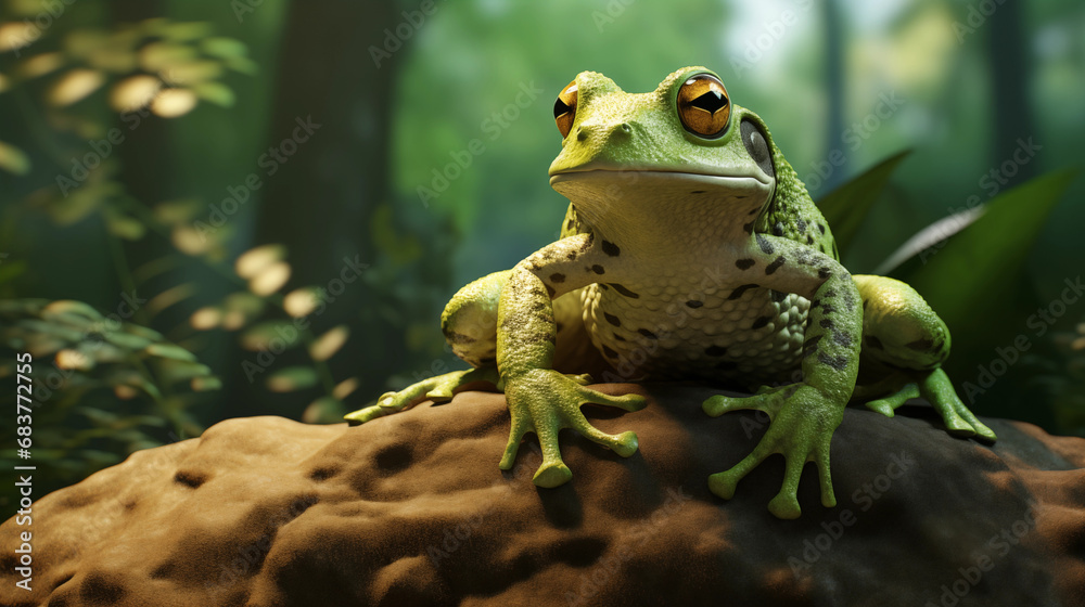 background that mimics the texture and coloration of frog skin ...