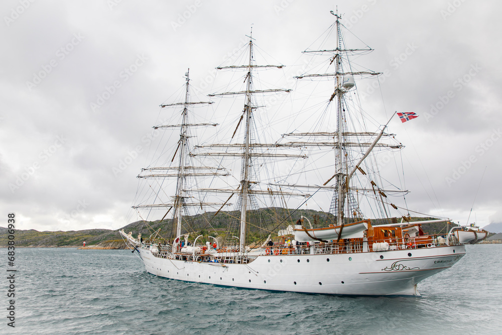 SS Christian Radich is a three-masted full rig, built at Framnæs ...
