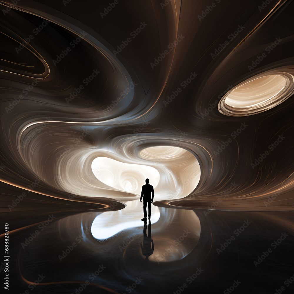 Lan architectural parametric organic space made by james terrell ...