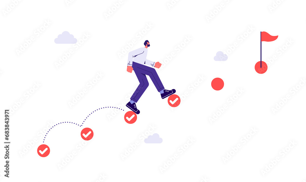 Project tracking, goal tracker, task completion or checklist to remind ...