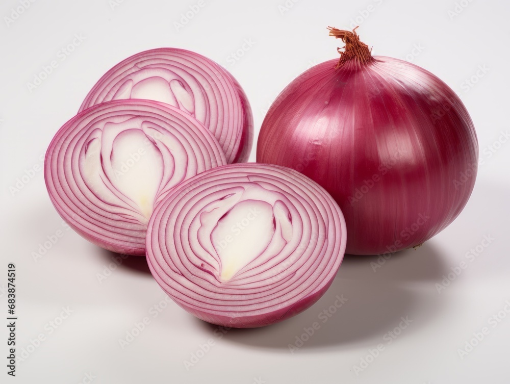 Unveiling the Aesthetic Charm of Red Onion Slices: A Delight for the ...