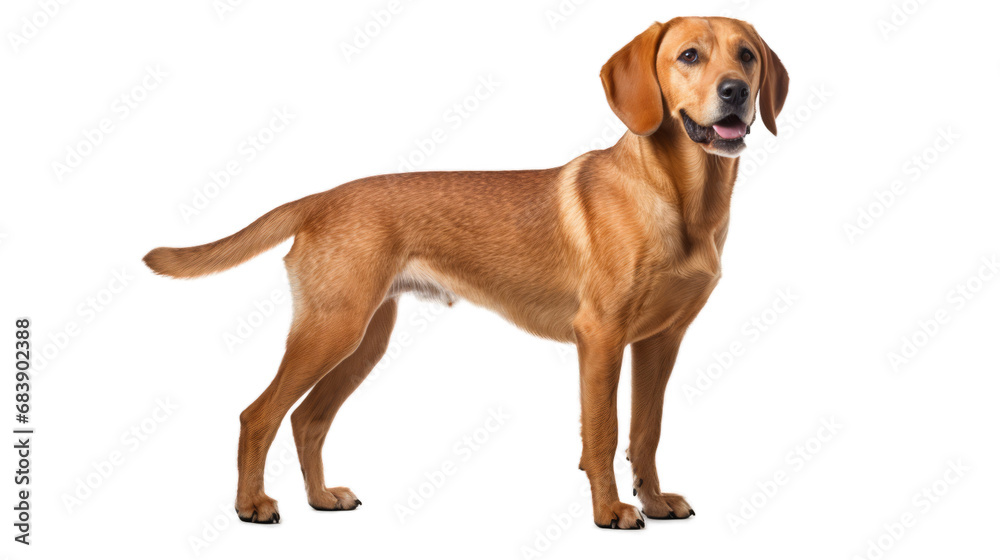 Dog dog full body png style isolated on an empty white transparent ...