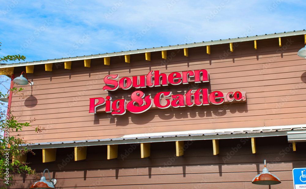 Ocala, Florida USA November 2023 Southern Pig and Cattle Company ...