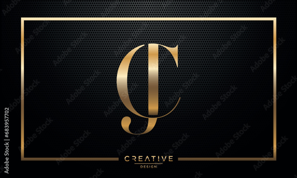 CJ or JC Alphabet Letters Logo Monogram Stock Vector | Adobe Stock