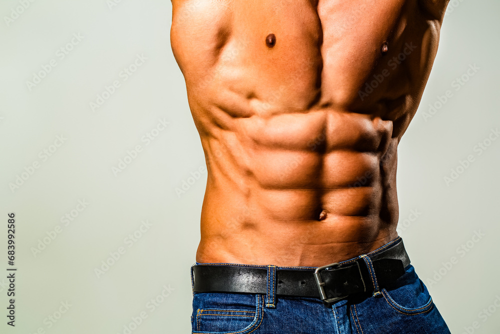 Male Model With Perfect Body Seductive Gay Sexy Body Strong Brutal Guy Sexy Male Naked Torso