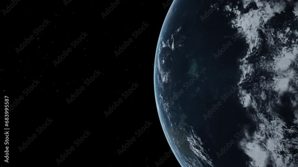 Vidéo Stock Terran exoplanet for human life. Habitable planet isolated ...