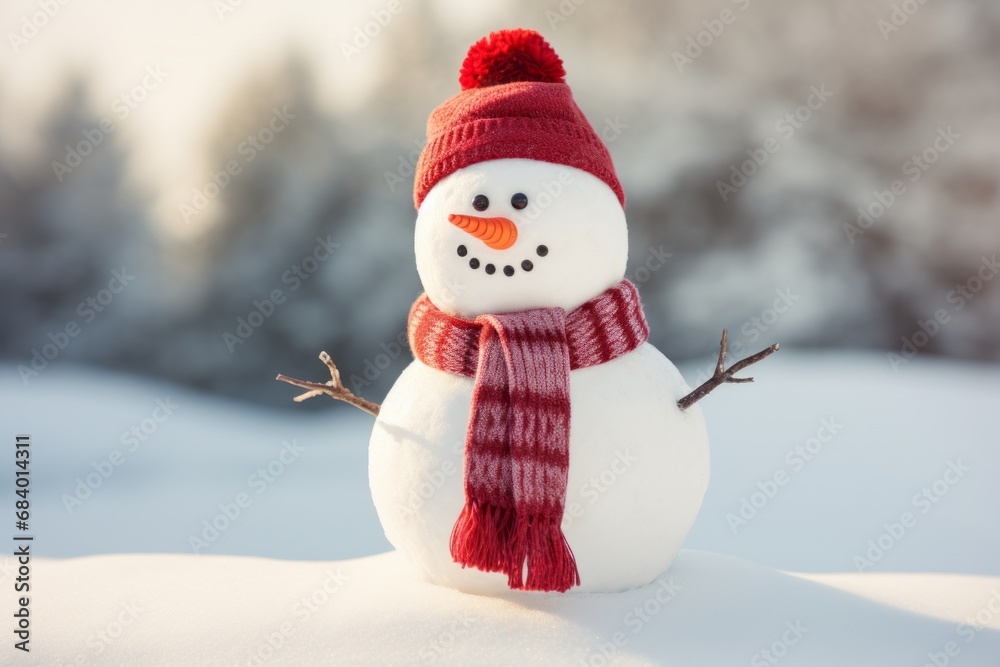 Embrace the Frosty Magic: Welcoming Winter with an Iconic Snowman Image ...