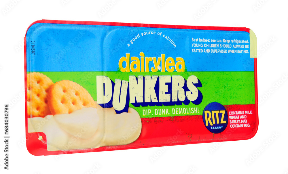 Dairylea cheese dunkers individual pot with mini Ritz savoury crackers ...