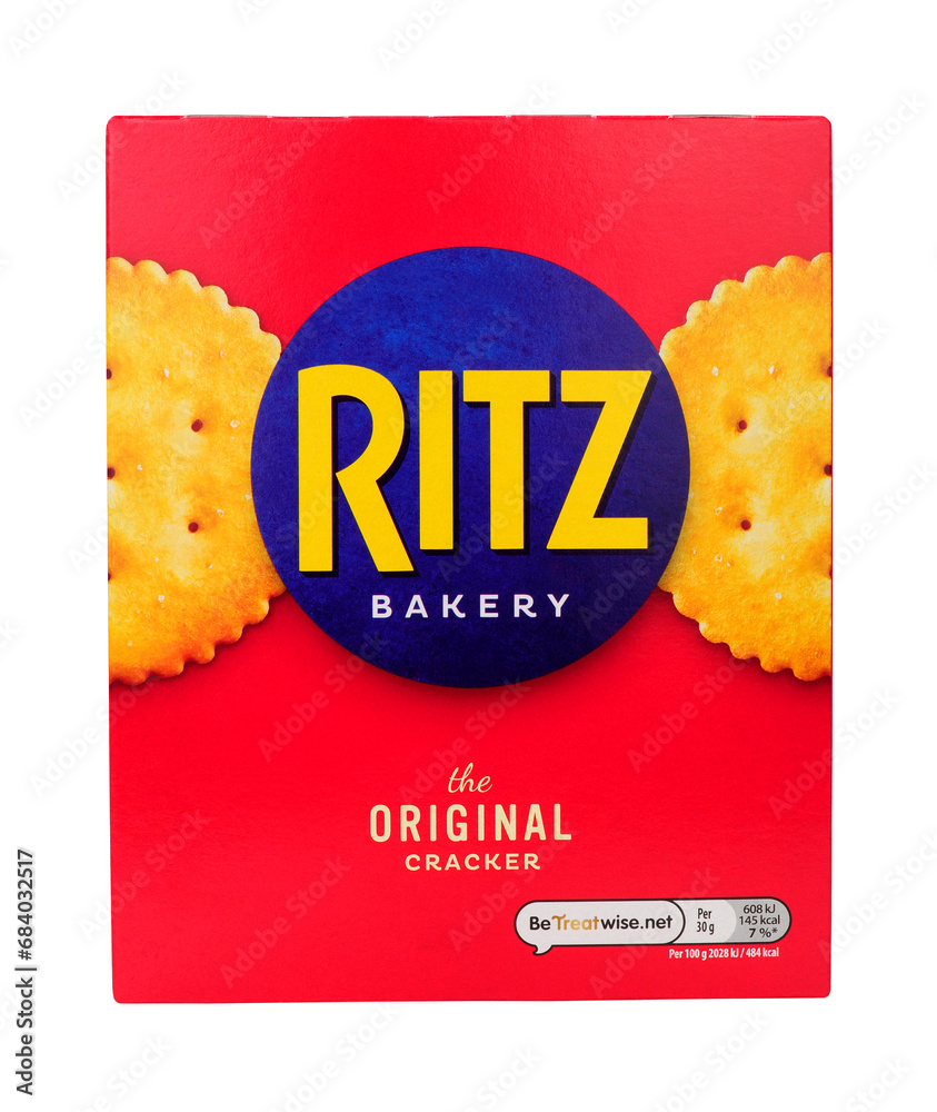 Foto de Ritz Bakery original savoury crackers in a 200g pack do Stock ...