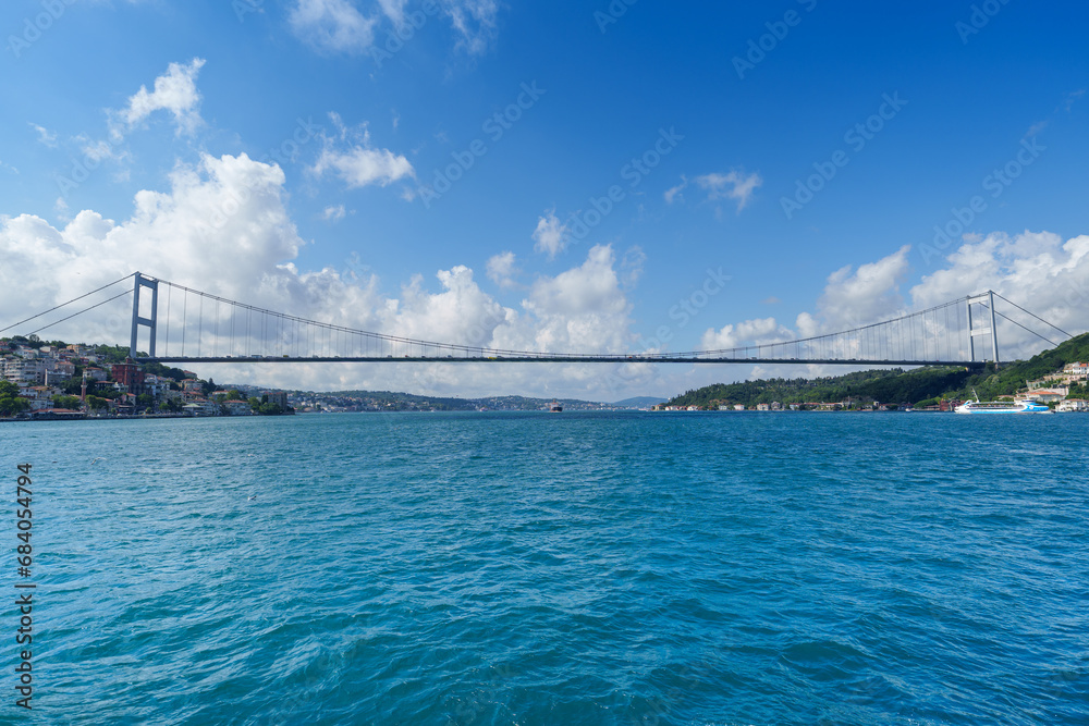 Bosphorus Tour Activity boat transportation route, Bosporus Strait ...