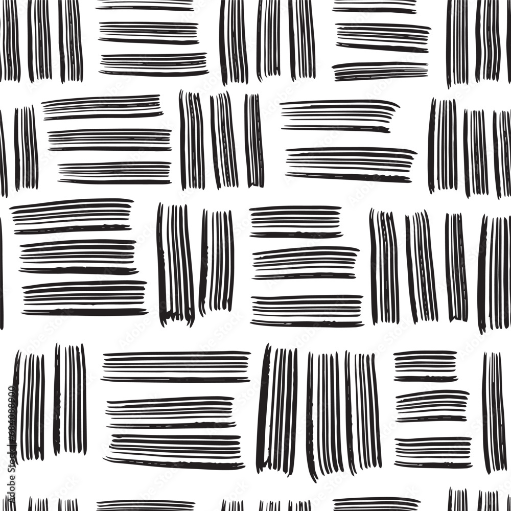 Hand drawn pencil lines and squiggles set. Vector charcoal smears ...