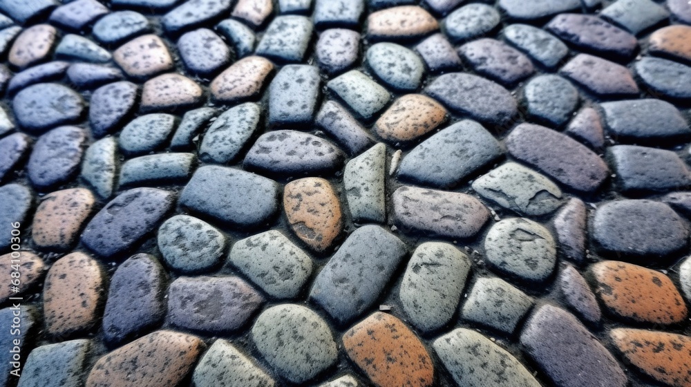 Grey Cobblestone Texture for Traditional Pavement Design Stock Photo ...