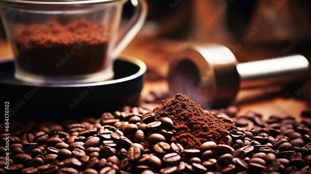 Aromatic Coffee Brewing Scene: Capture the essence of coffee with a ...