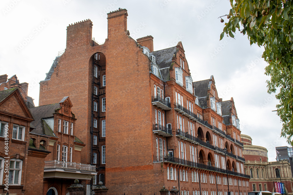 Victorian Red Brick Building in London - A Stately Example of Classic ...