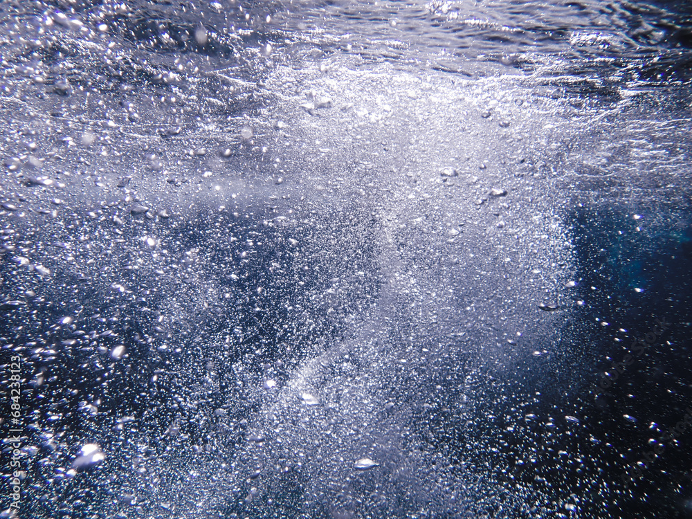 bubbles, bubbles undersea, undersea, green water, underwater, crystal ...