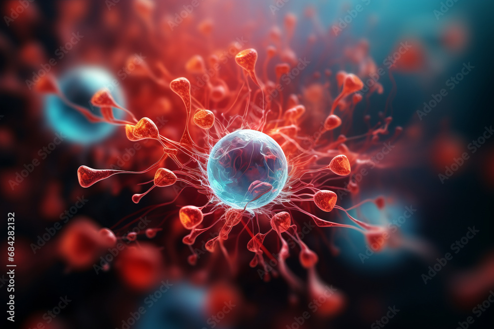 Anatomical cells, vascular conduits, microbial entities. COVID strain ...