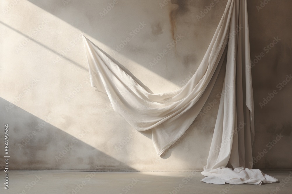 Assembled woven texture of linen material, soft hanging texture of ...