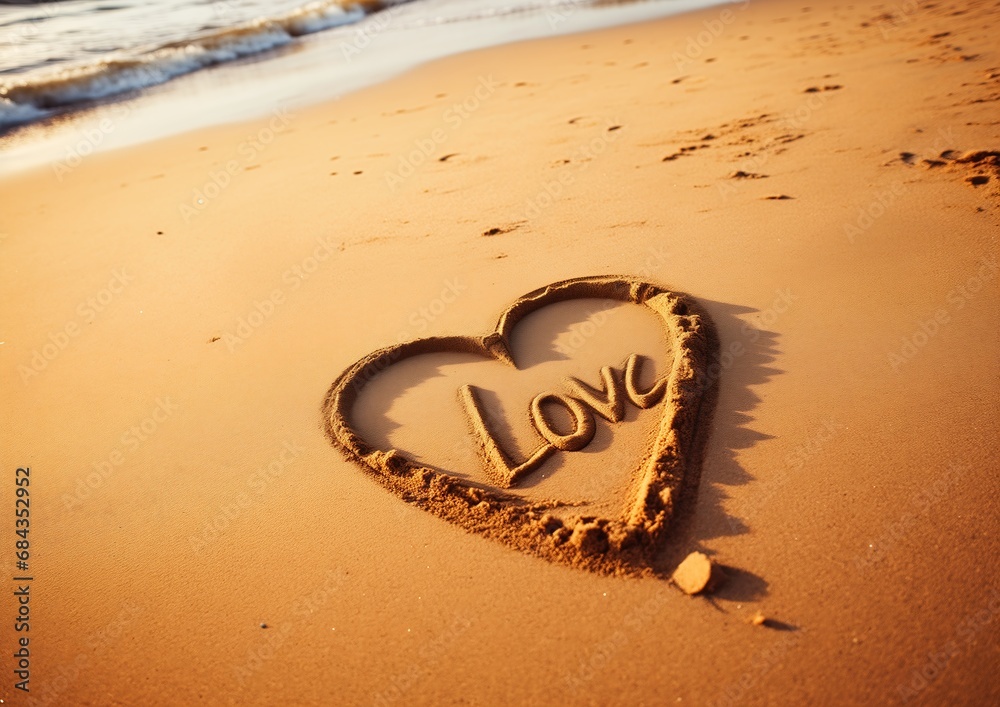 heart sand word love written essence numerology connection rituals cute ...