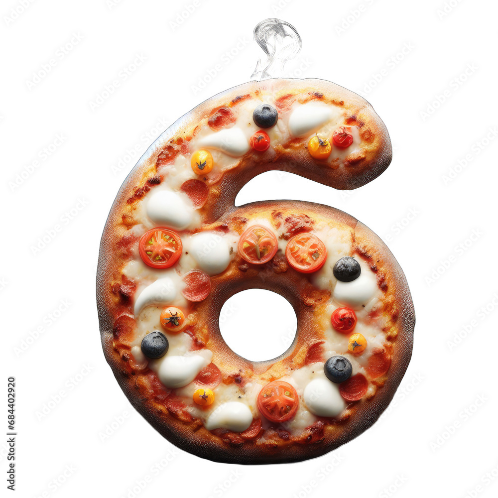 Pizza-Flavored Numbers: A Pixelated Feast for the Eyes, GENERATIVE AI ...