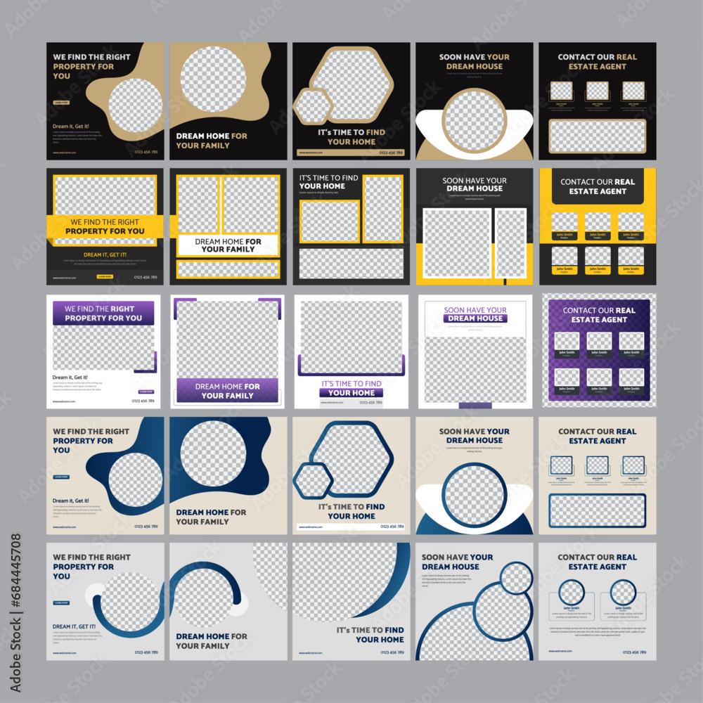 Real estate Instagram Carousel Design Bundle, Instagram microblog ... Real estate Instagram Carousel Design Bundle, Instagram microblog ...