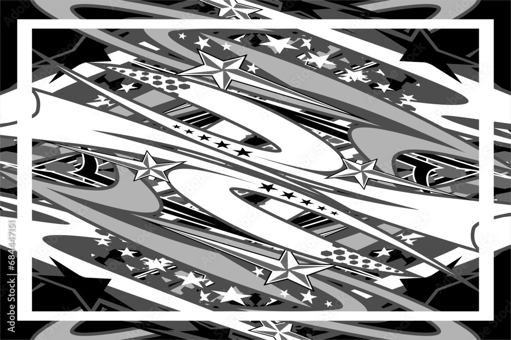 vector abstract racing background design with a unique line pattern and ...