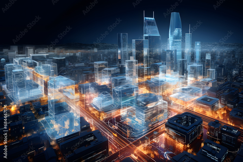 Metaverse Marvels: Urban Planning with Digital Twins and AR Magic Stock ...