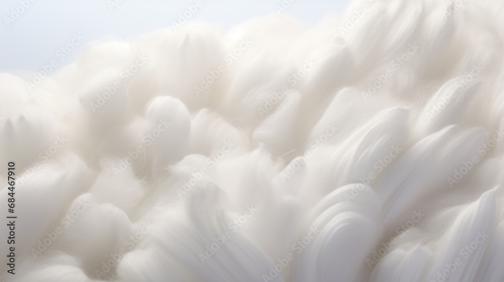 explore the serene beauty of white soft wool, capturing the essence of ...