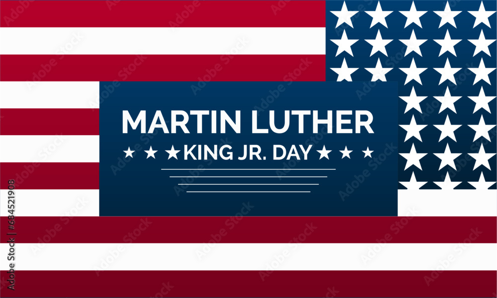 Martin Luther King Jr. Day vector template Celebrating Civil Rights and ...