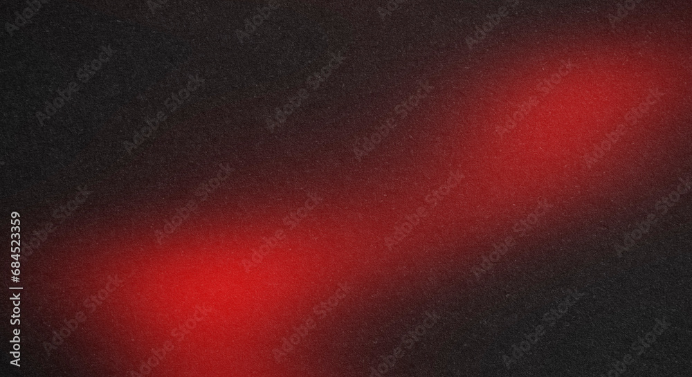 Dark grainy gradient background red spots on black colors banner poster ...