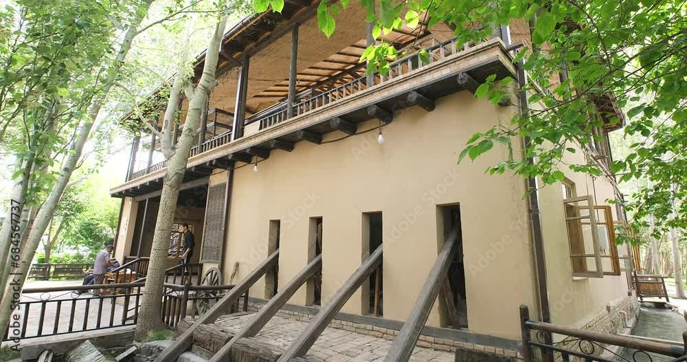 An old paper mill. Paper production. Samarkand, Uzbekistan - June 12 ...