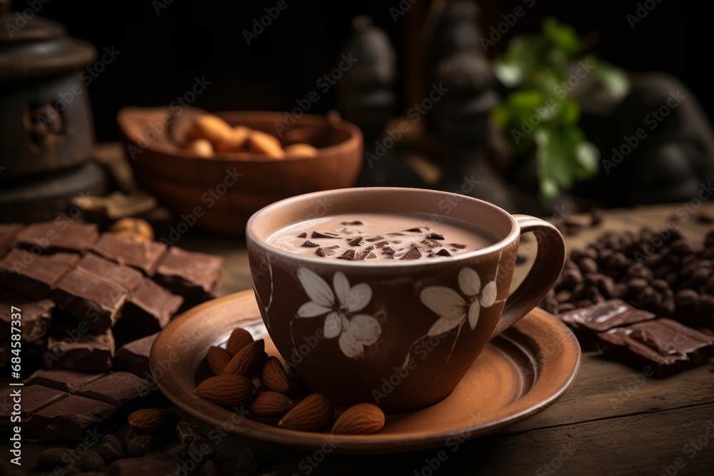 A traditional preparation of Xocoatl, the ancient Aztec drink of the ...