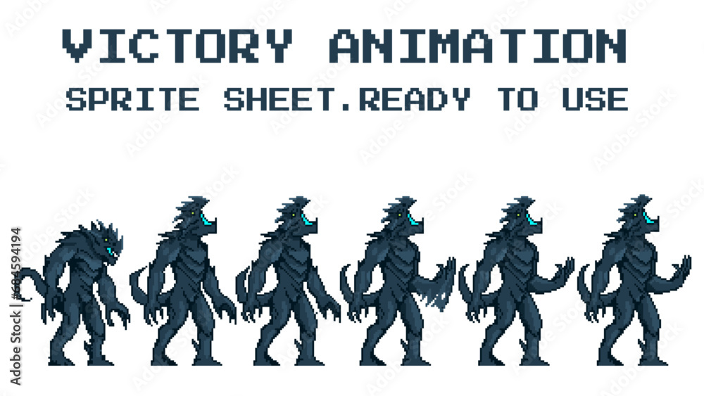 pixel art style illustration vector 8 bit 8-bit character set retro ...