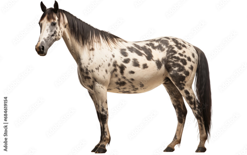 Appaloosa Horse versatile horse Isolated on a Transparent Background ...
