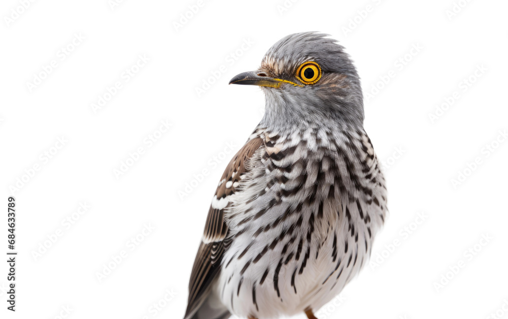Foto de Cuckoo Clever Brood Parasite and Vocal Mimic Isolated on a ...