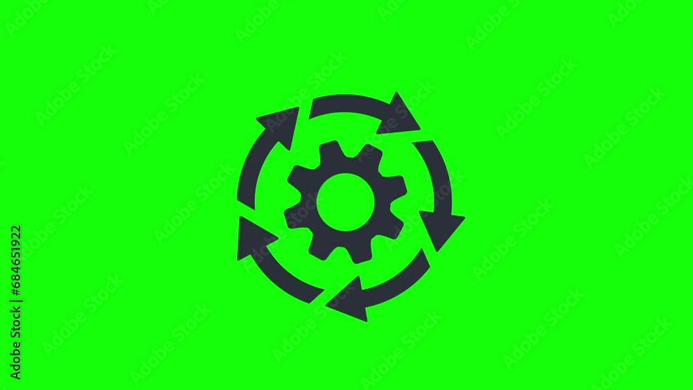Workflow process business concept. Procedure symbol . Gear cog wheel ...
