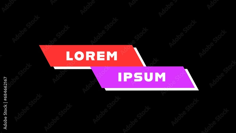 Fun Playful Shapes Title Intro Stock Template | Adobe Stock