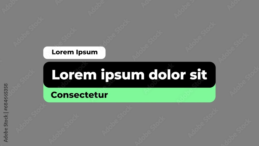 Animated Modern Pop Up Text Title Stock Template | Adobe Stock