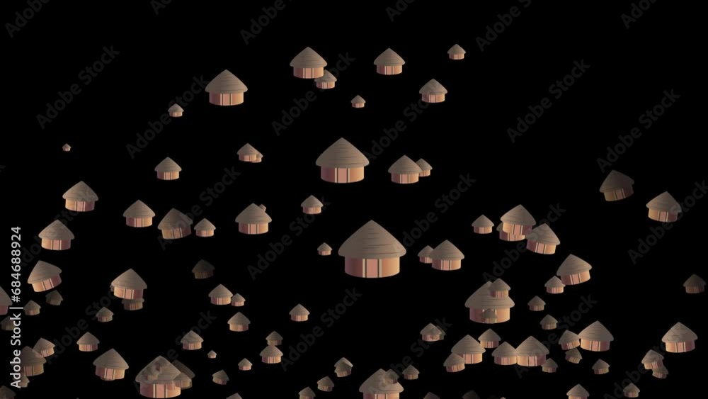 African hut emoji, Ethnic dwelling emoticon, Tribal symbol, Emoji of an ...