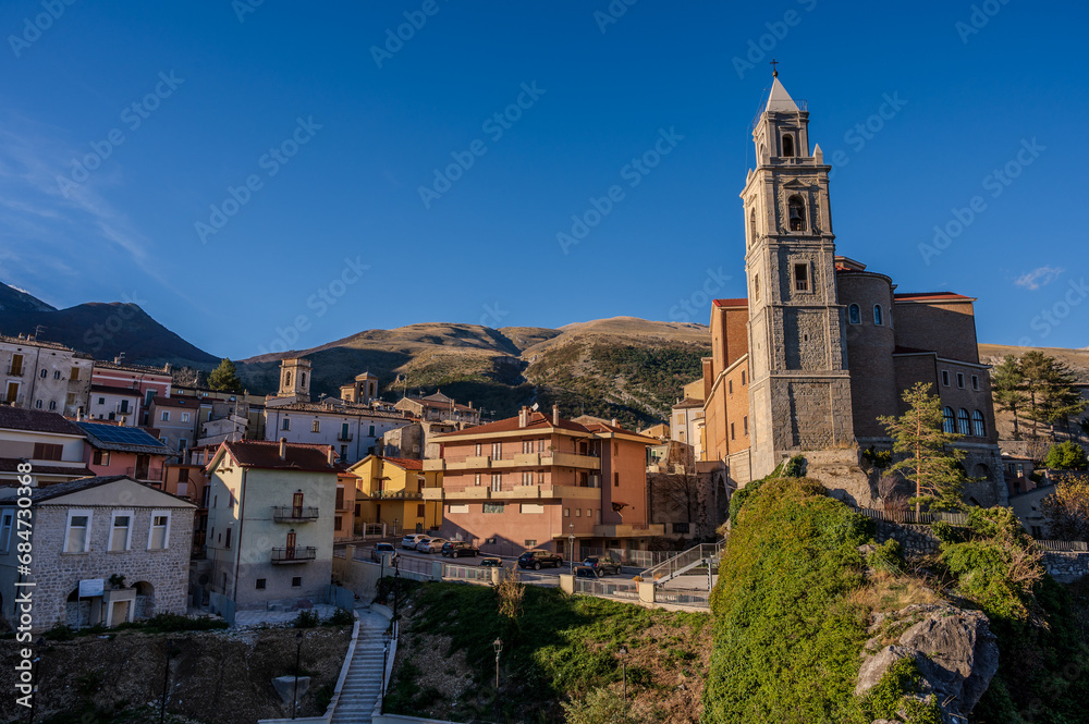 Palena, Abruzzo. Most beautiful villages in Italy. Glimpses of autumn ...