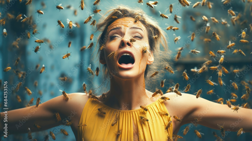 apiphobia: the overwhelming fear of bees, vividly captured in a ...