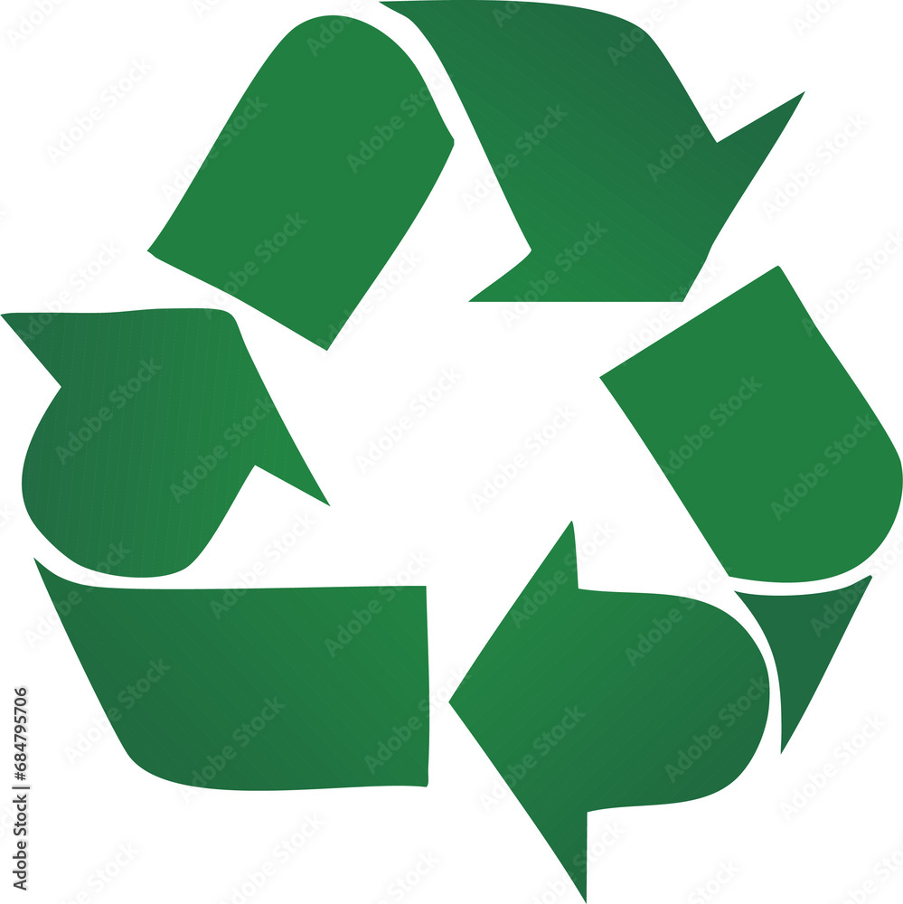 Recycle logo. Recycling. Logo. Icon. Green recycle logo. Square design ...