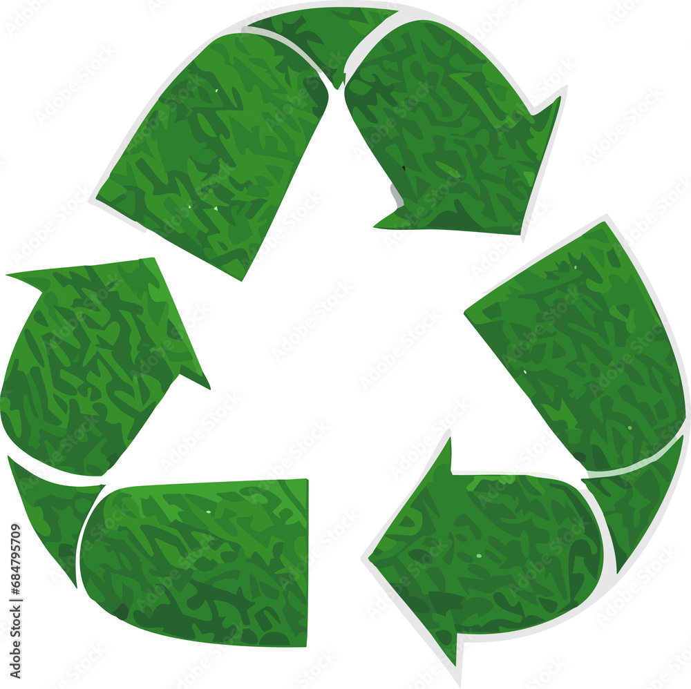 Recycle logo. Recycling. Logo. Icon. Green recycle logo. Square design ...