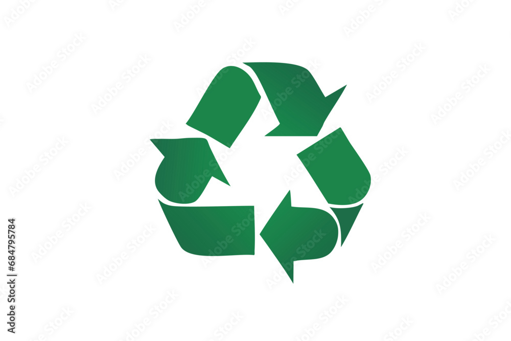 Vetor de Recycle logo. Recycling. Logo. Icon. Green recycle logo ...