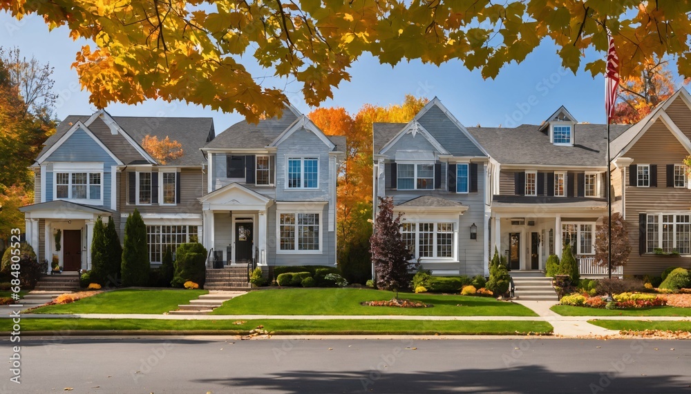 Photos showcasing exteriors of American standard houses - residential ...