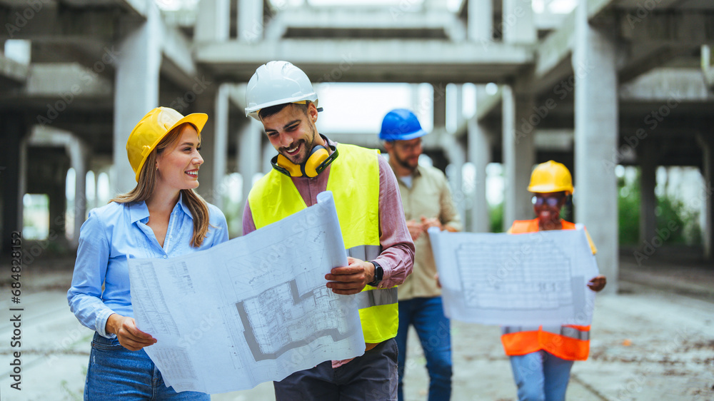 Construction industry - architects and engineers working together ...