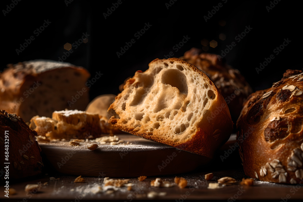 fancy bread. A close up magazine quality image of Bread Stock ...