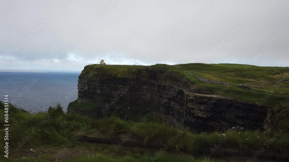 The Cliffs of Moher are sea cliffs located at the southwestern edge of ...