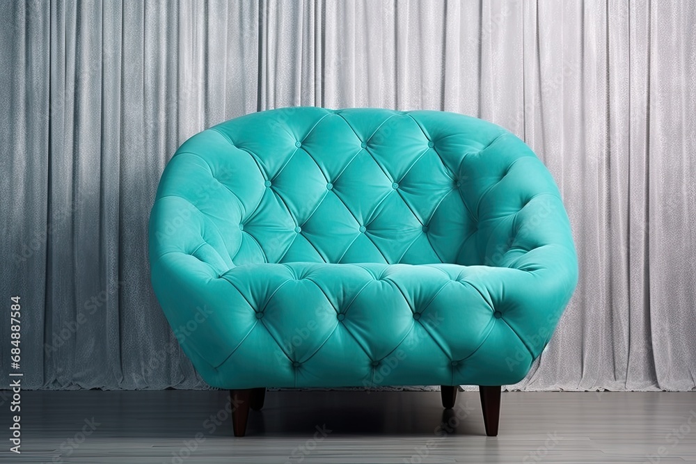 Tiffany Blue Fabric Texture: Ideal for Interior Wall Design Stock Photo ...